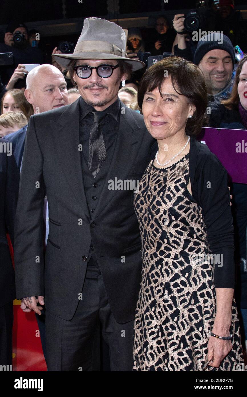 Johnny Depp and Aileen Mioko Smith attending the Minamata Premiere as ...