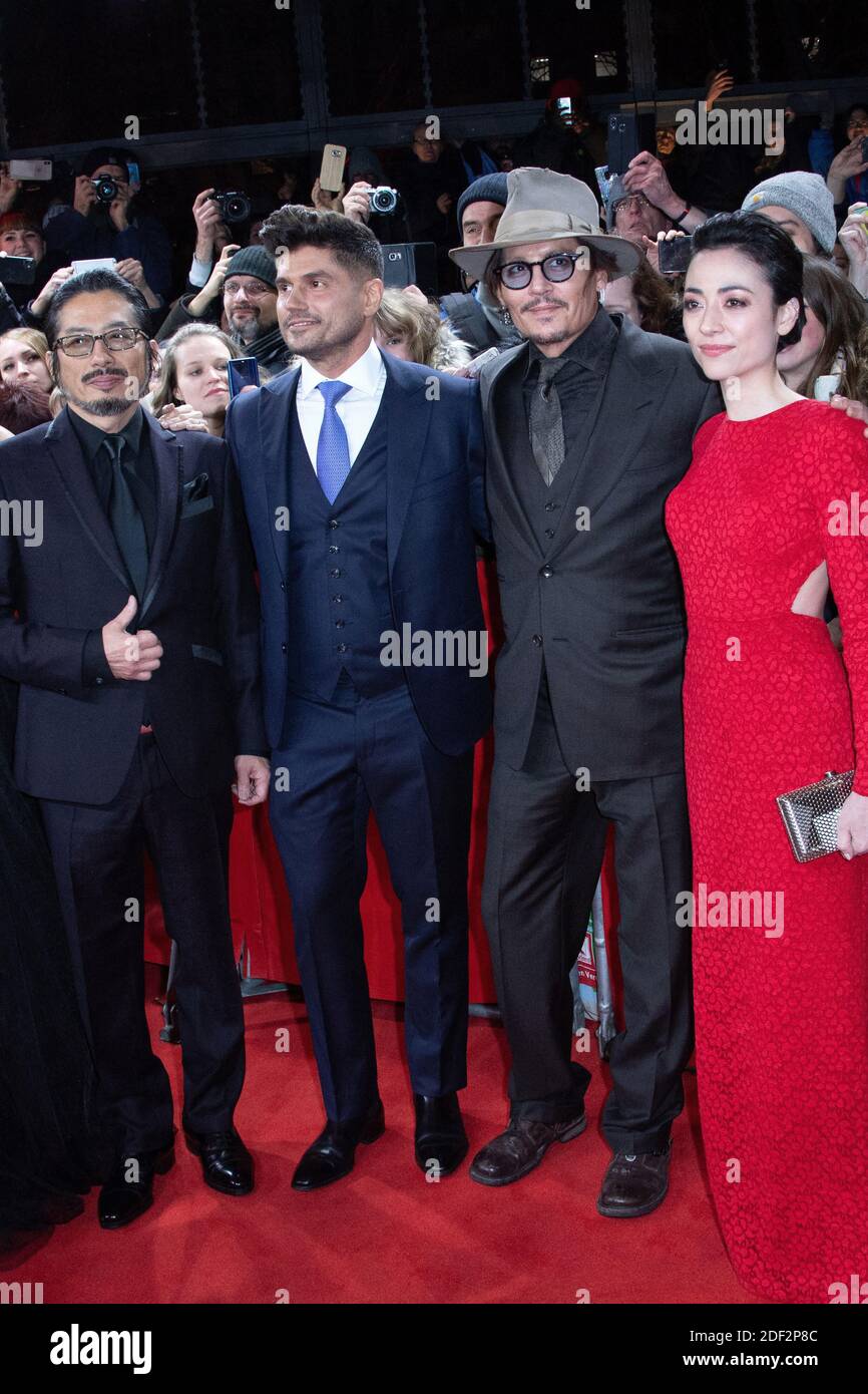 Hiroyuki Sanada, Johnny Depp, Minami, director Andrew Levitas, Johnny ...