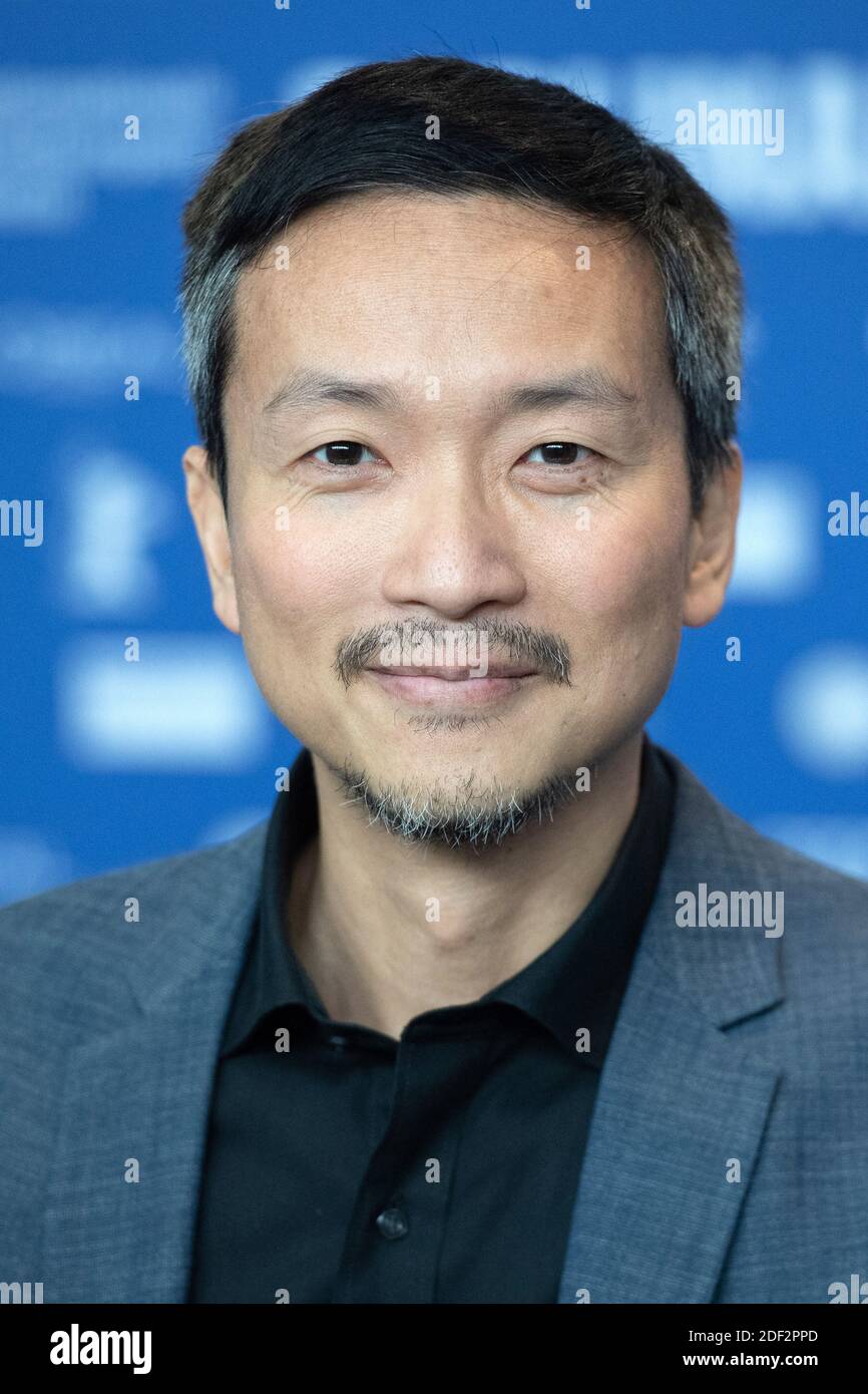 Orion Lee attending the First Cow Press Conference as part of the 70th ...