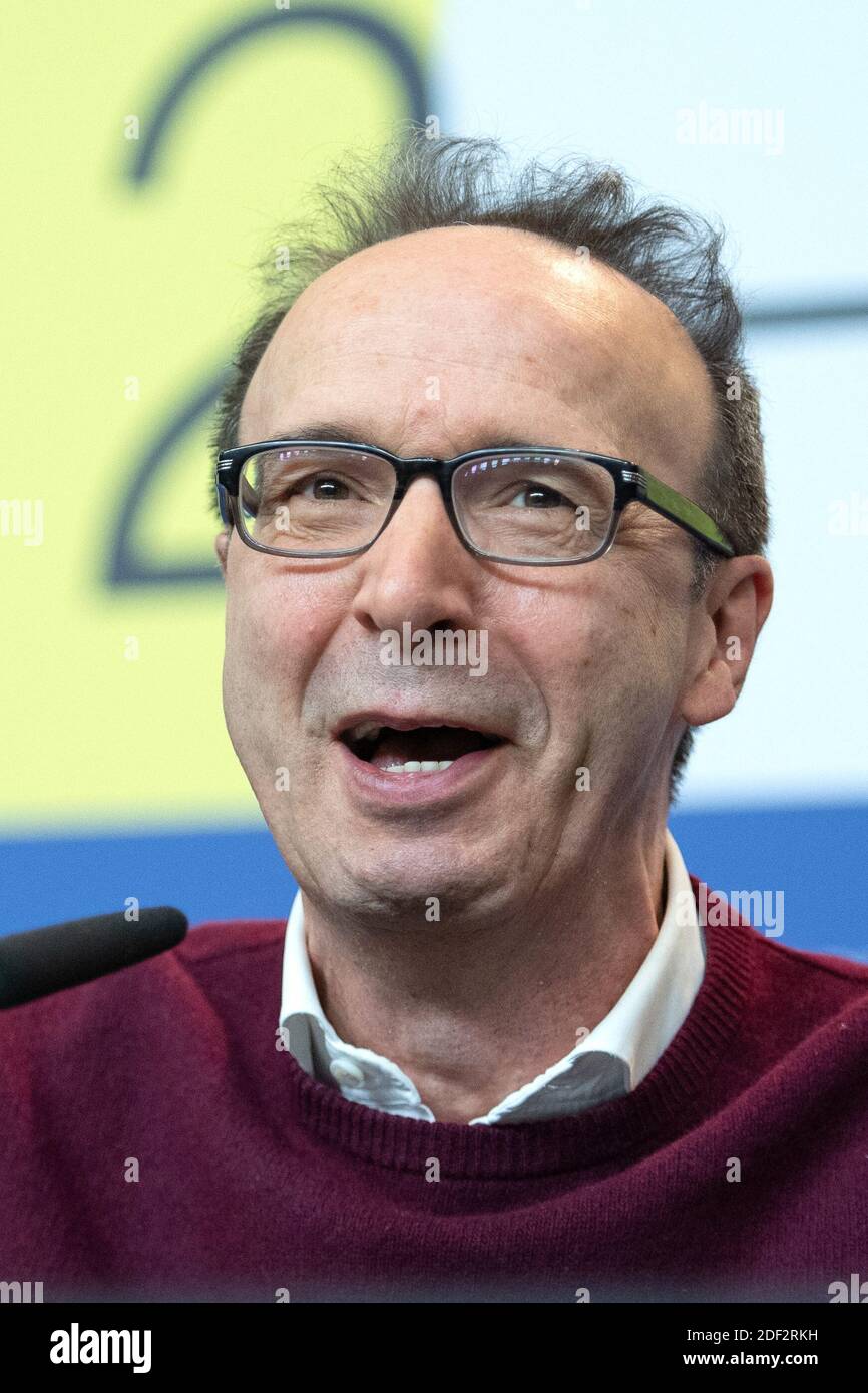 Roberto Benigni attending the Pinocchio Press Conference as part of the ...