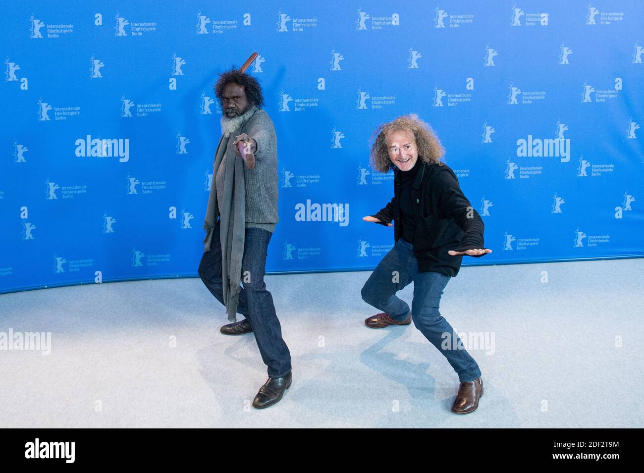 Witiyana Marika and Stephen Maxwell attending High Ground Photocall as ...
