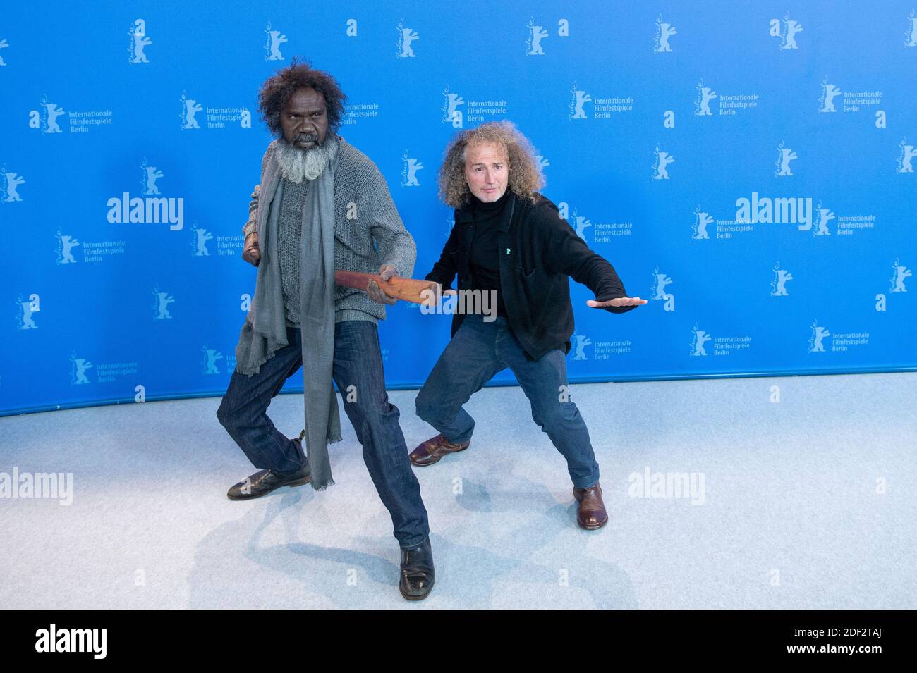 Witiyana Marika and Stephen Maxwell attending High Ground Photocall as ...