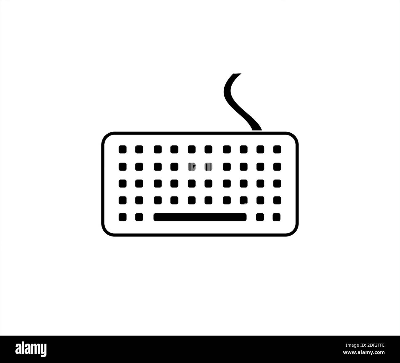 Keyboard symbol set Black and White Stock Photos & Images - Alamy