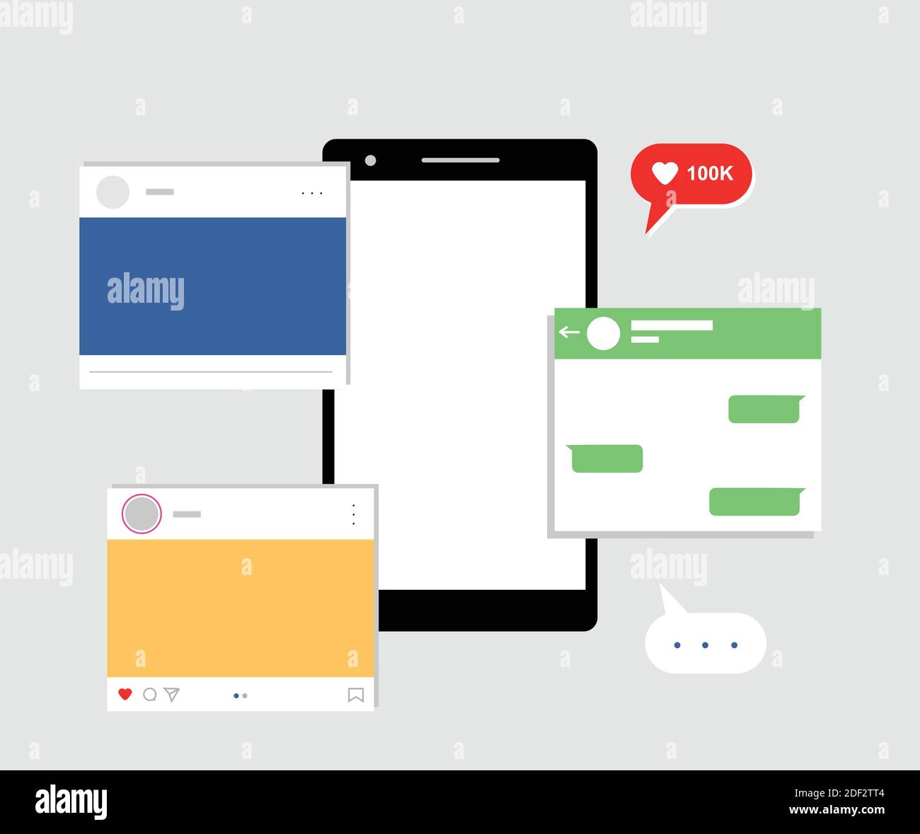 Social media web pages collection hi-res stock photography and images ...