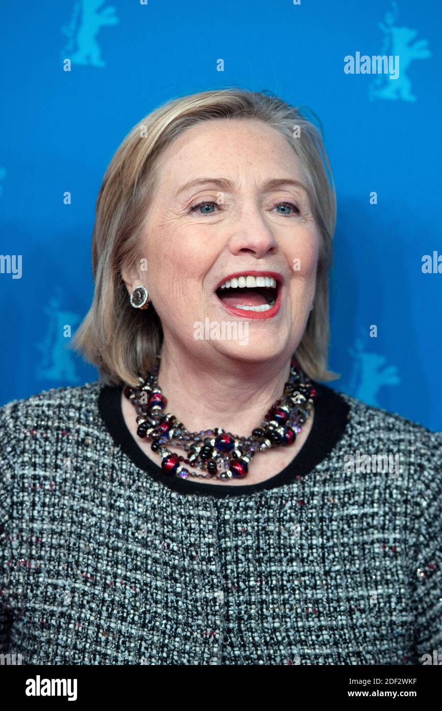 Former First Lady Hillary Rodham Clinton attending the Hillary Premiere ...