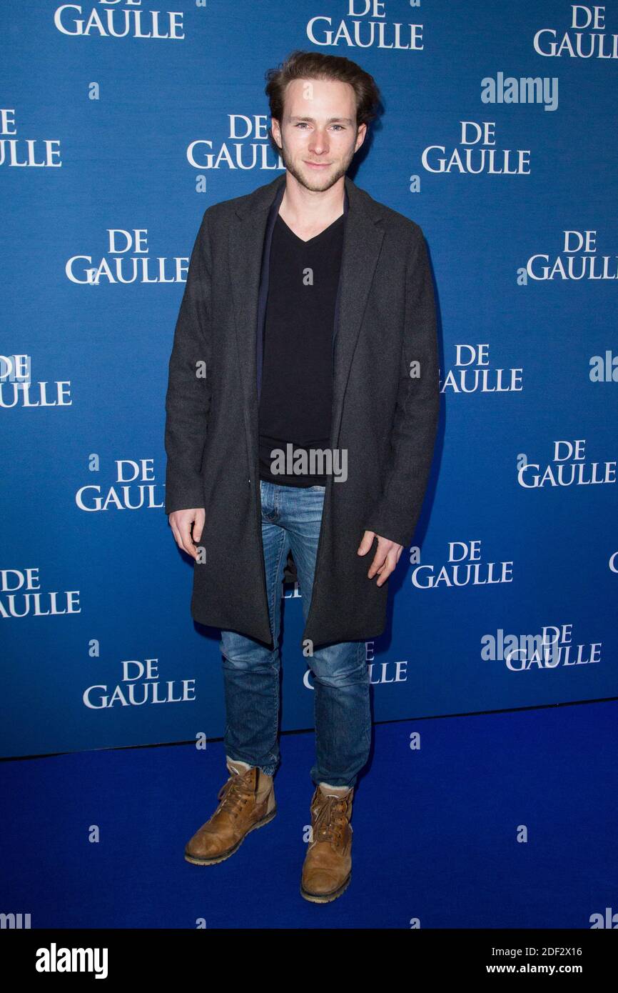 Nicolas Robin attends 'De Gaulle' Paris film premiere at UGC Normandie ...