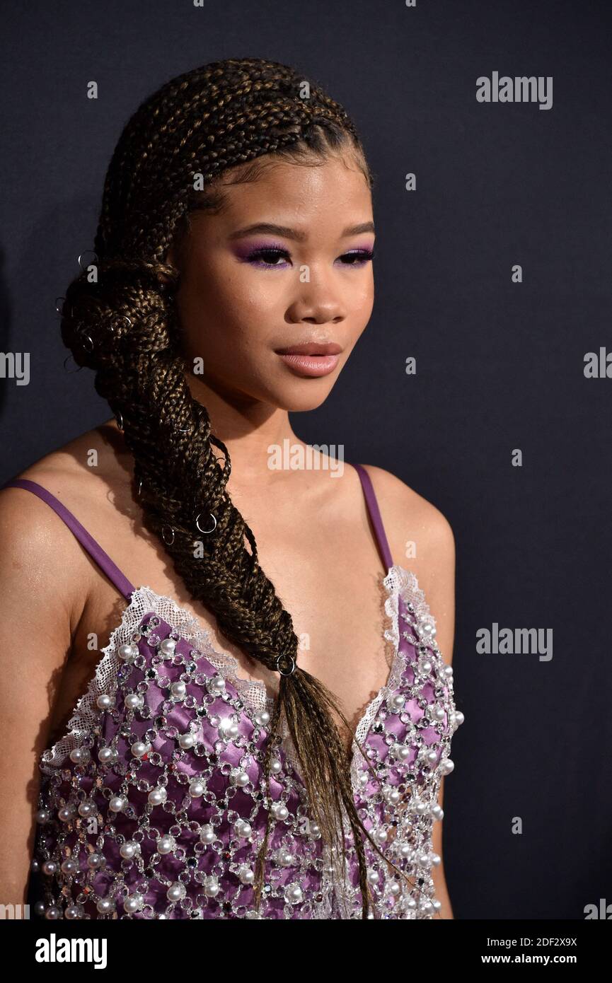 Storm Reid attends the premiere of Universal Pictures' "The Invisible ...