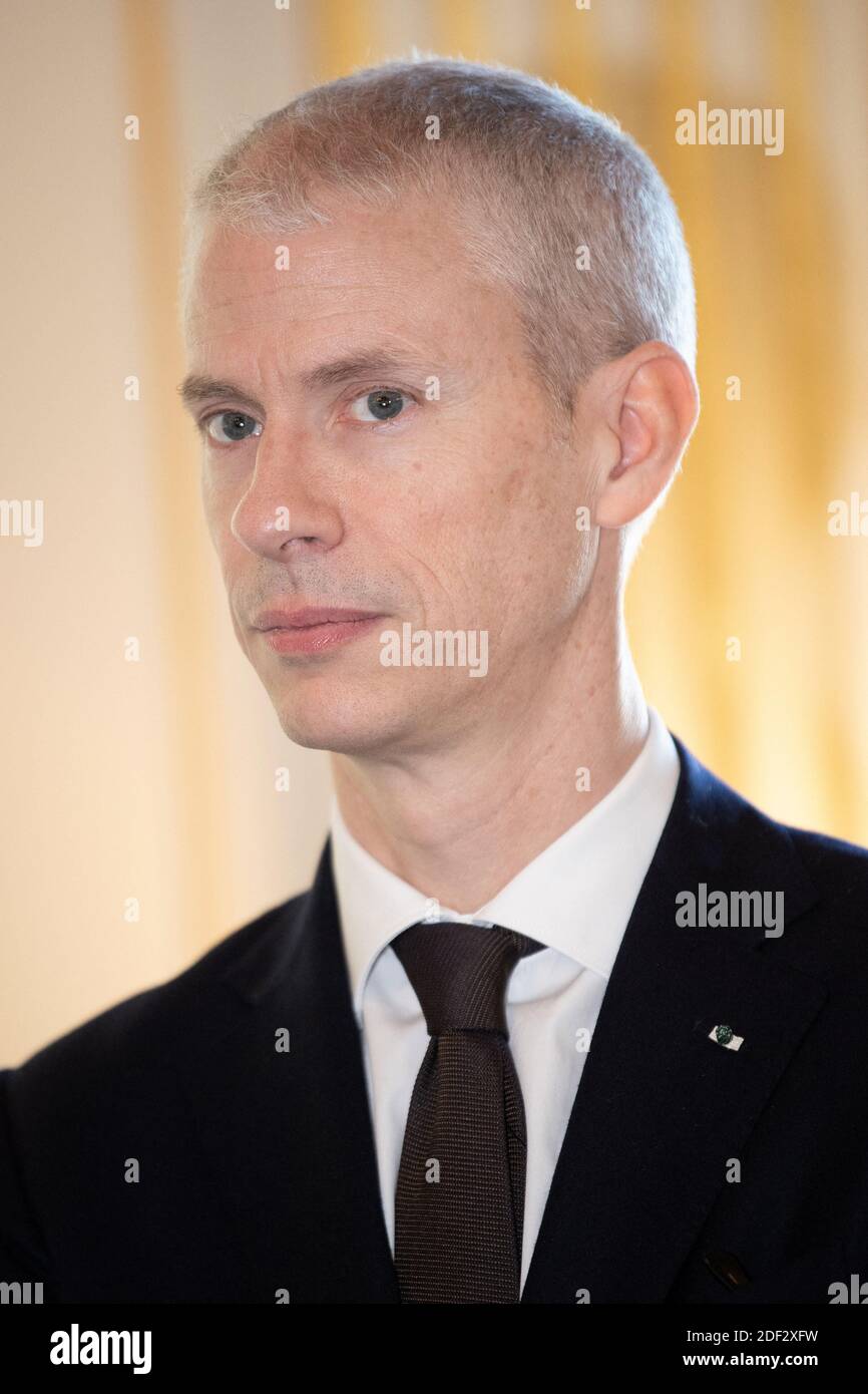 French Minister of Culture and Communication, Franck Riester attends ...