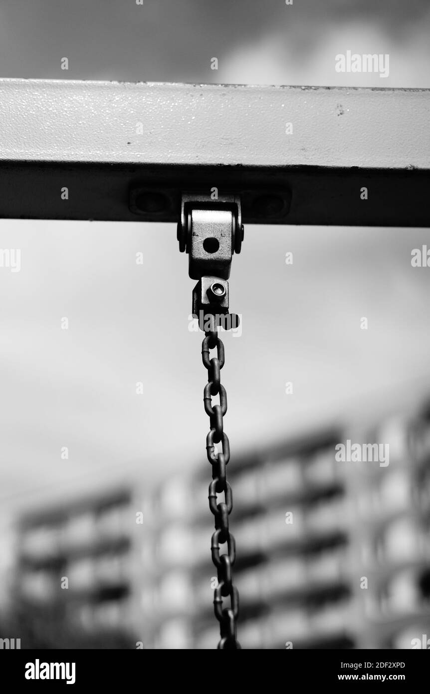 Hanging by chain hi-res stock photography and images - Alamy