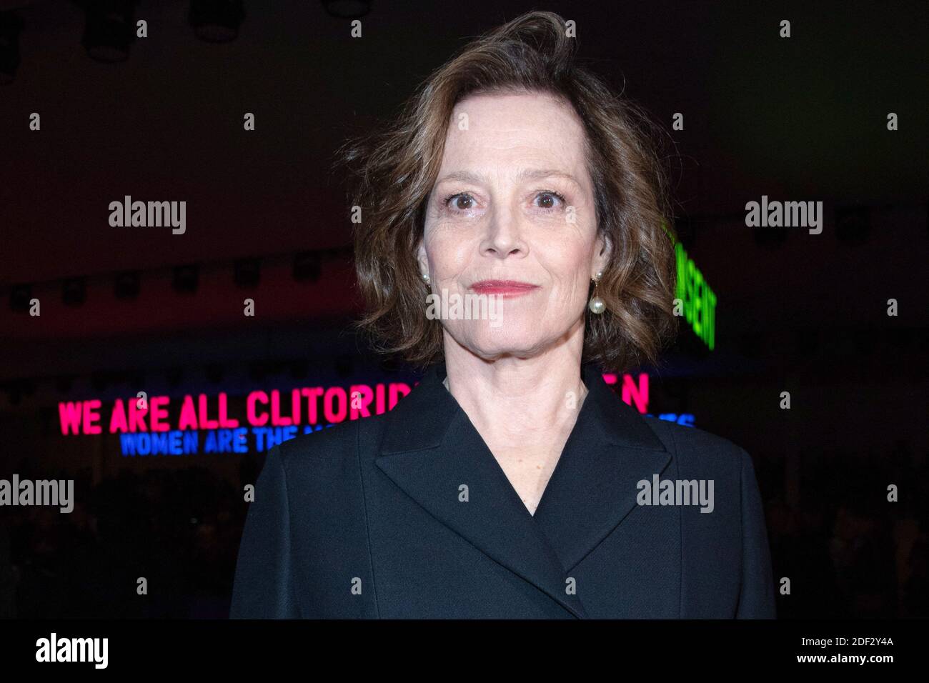 Sigourney Weaver attending the Christian Dior show as part of the Paris ...