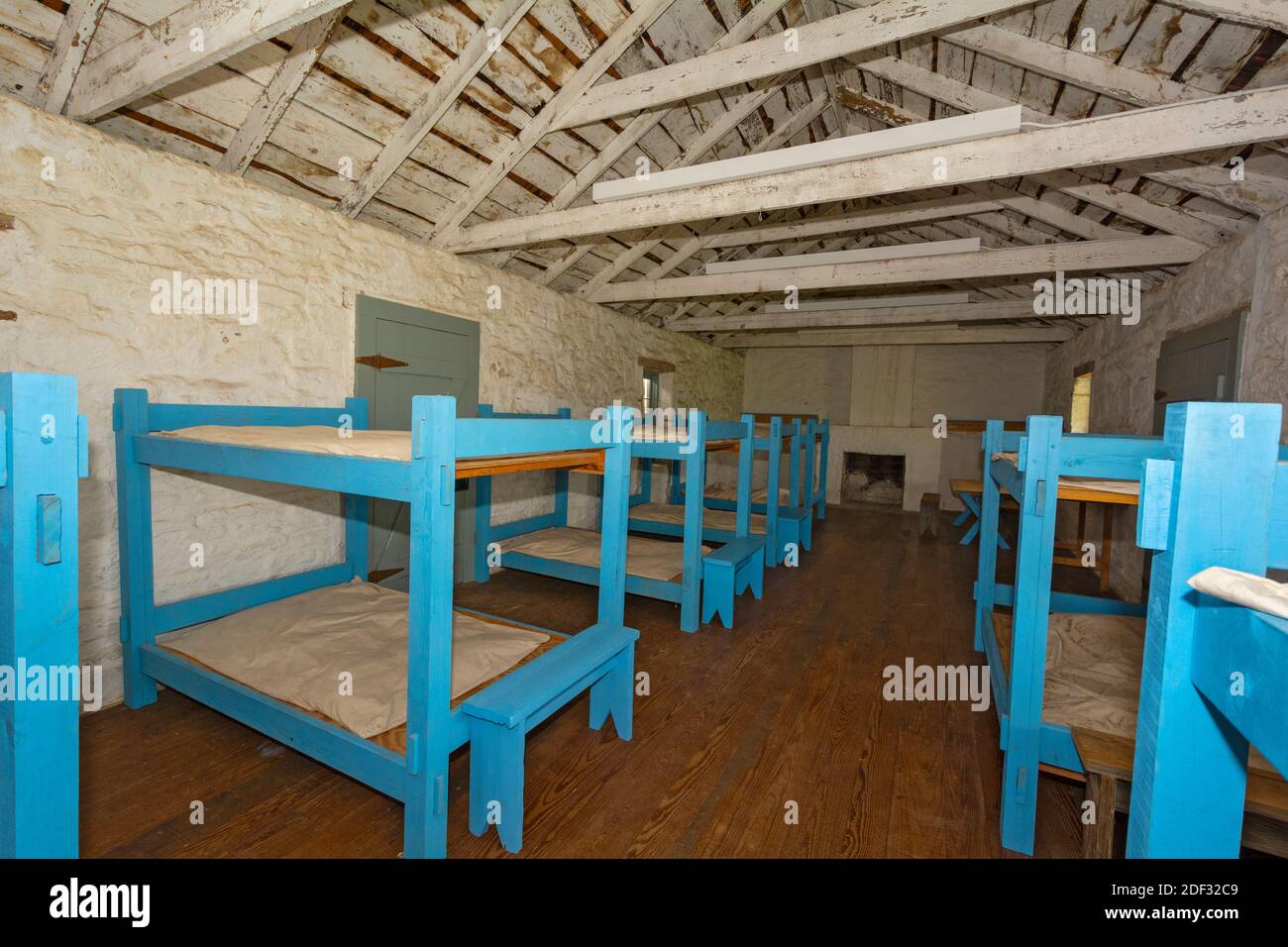 Texas Forts Trail, Fort McKavett State Historic Site, Barracks No. 4 ...