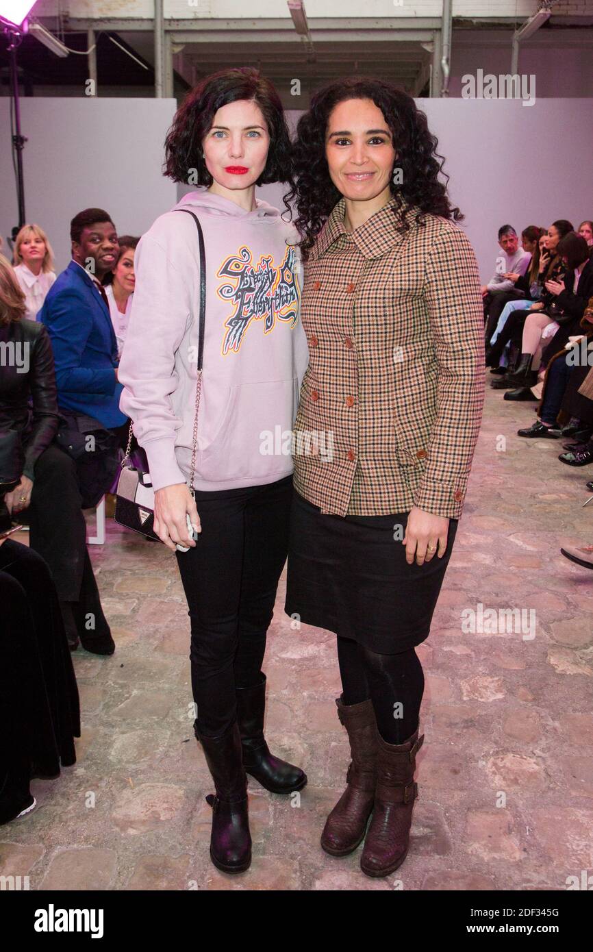 Delphine Chaneac and Aida Touihri attends Alianna Liu fashion show ...