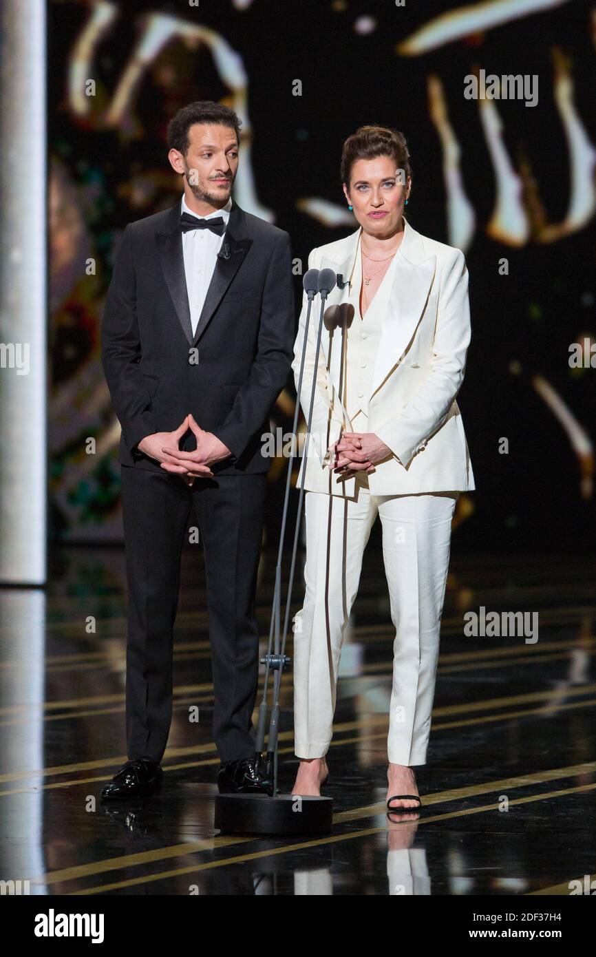 Vincent Dedienne, Emmanuelle Devos during the 45th Annual Cesar Film ...