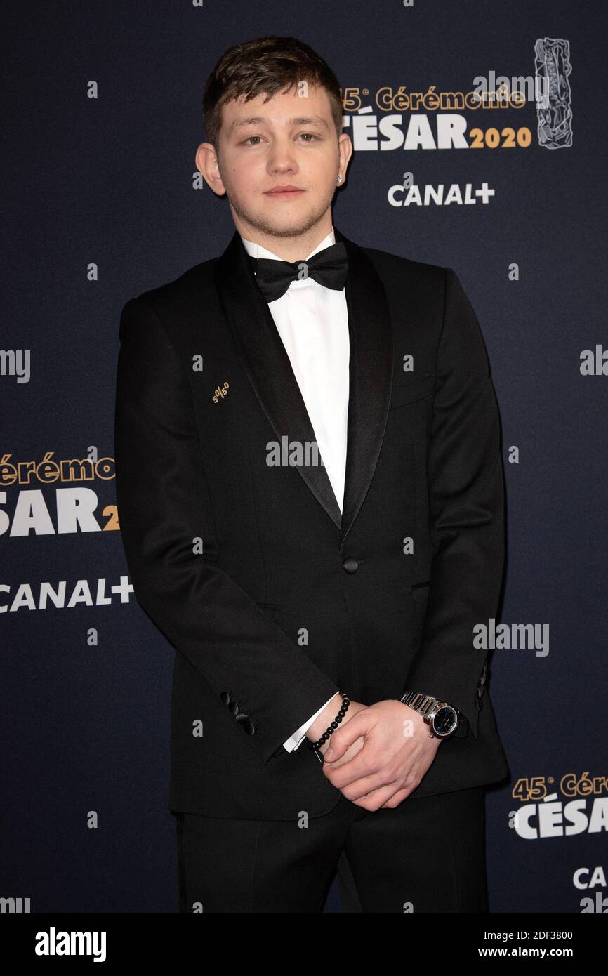 Anthony Bajon attends the Cesar Film Awards 2020 at Salle Pleyel on ...