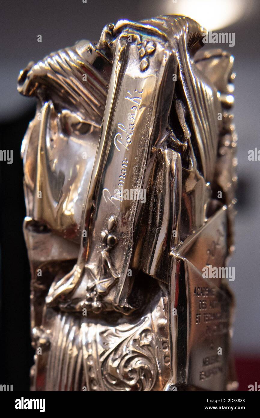 The engraved Cesar statue for Roman Polanski, winner of the Best ...