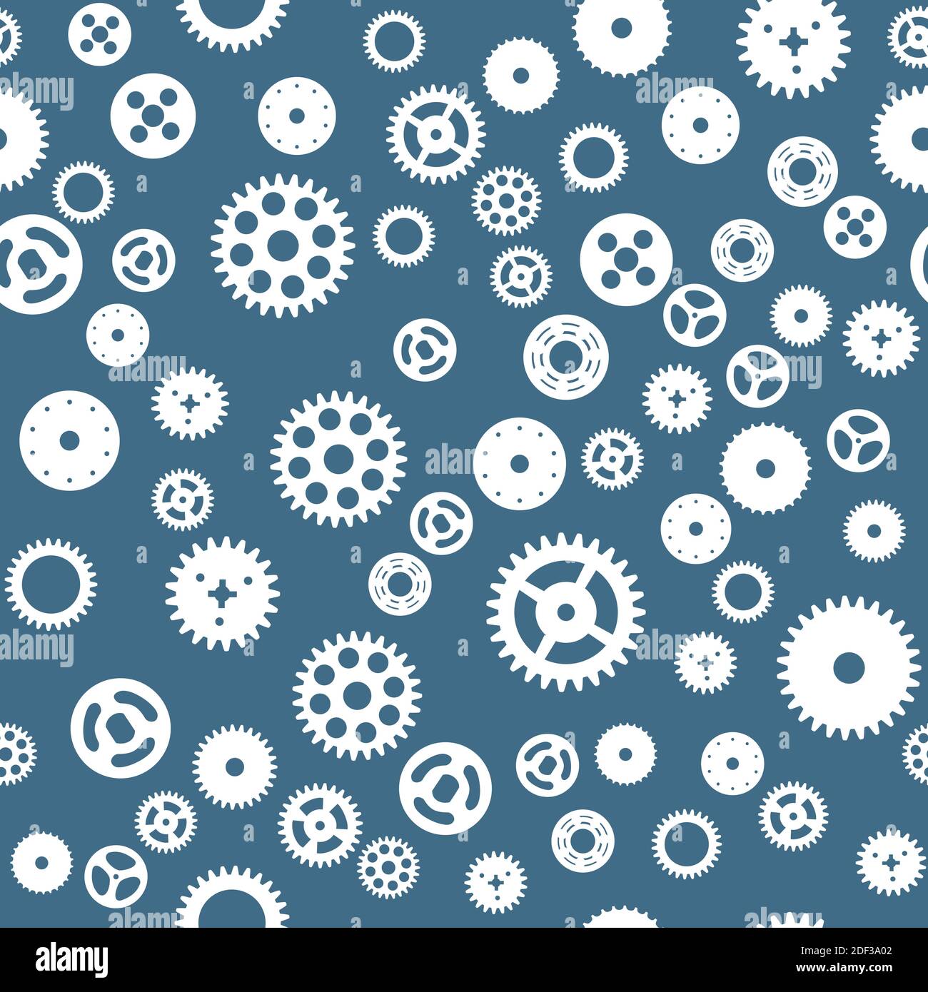Abstract Wheel Gear Design Seamless Pattern Background. Illustration ...