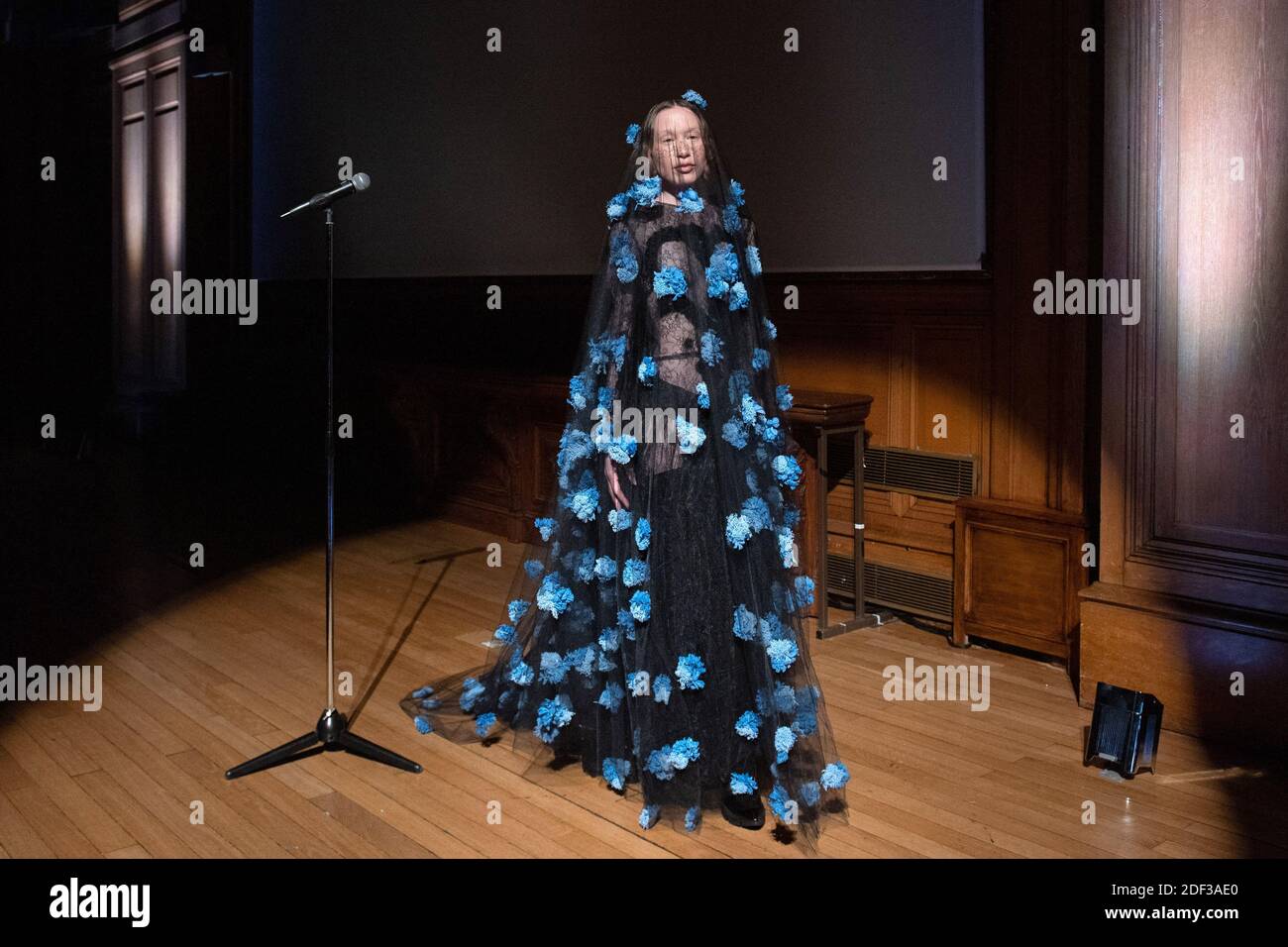 Artist Vox performing during the Anais Jourden show as part of the ...