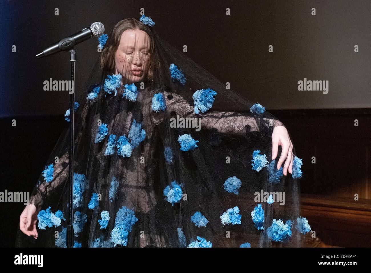 Artist Vox performing during the Anais Jourden show as part of the ...