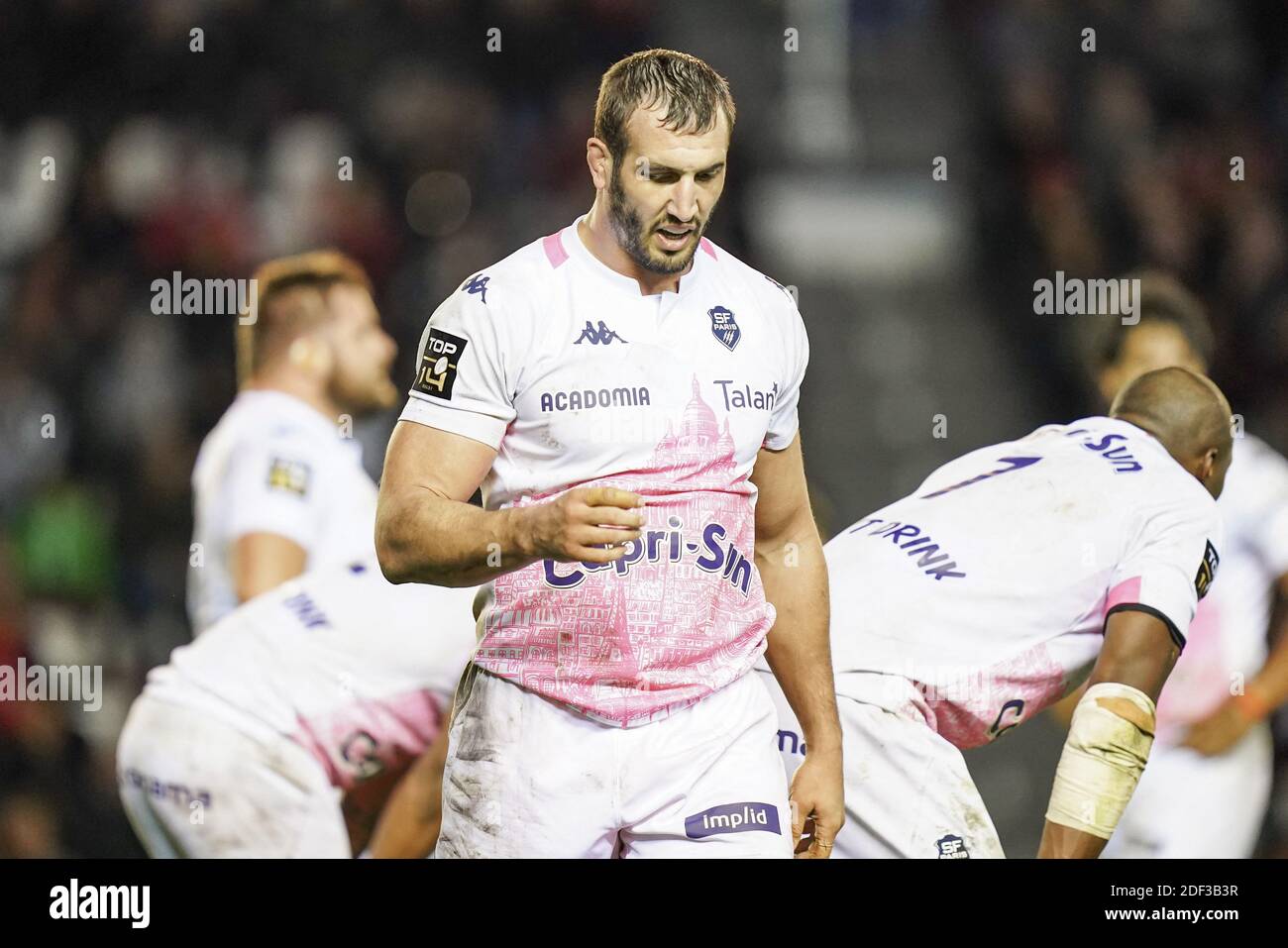 Yoann Maestri (SF) during the rugby TOP 14 match between RC Toulon and ...