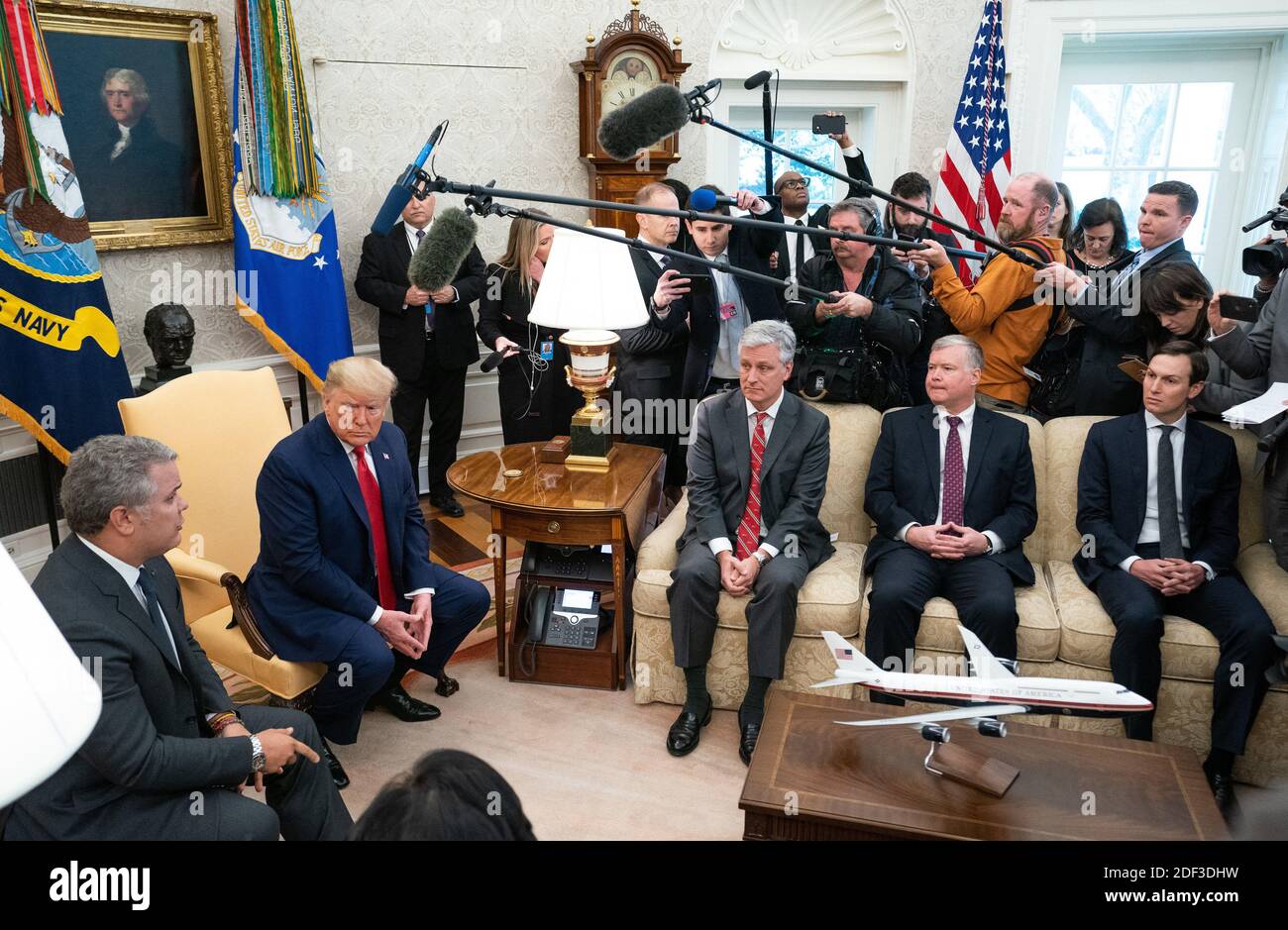 President Donald Trump meets with Colombian President Ivan Duque ...