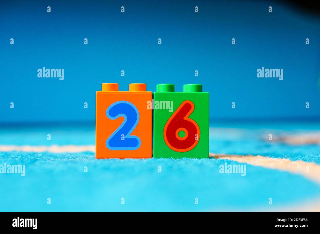 Duplo numbers hi-res stock photography and images - Alamy