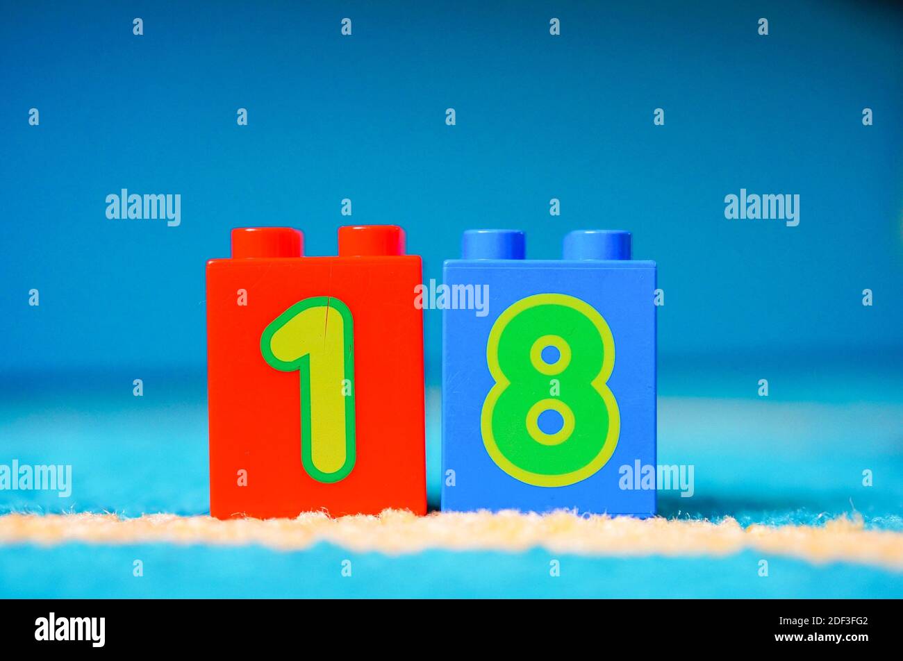 Duplo numbers hi-res stock photography and images - Alamy