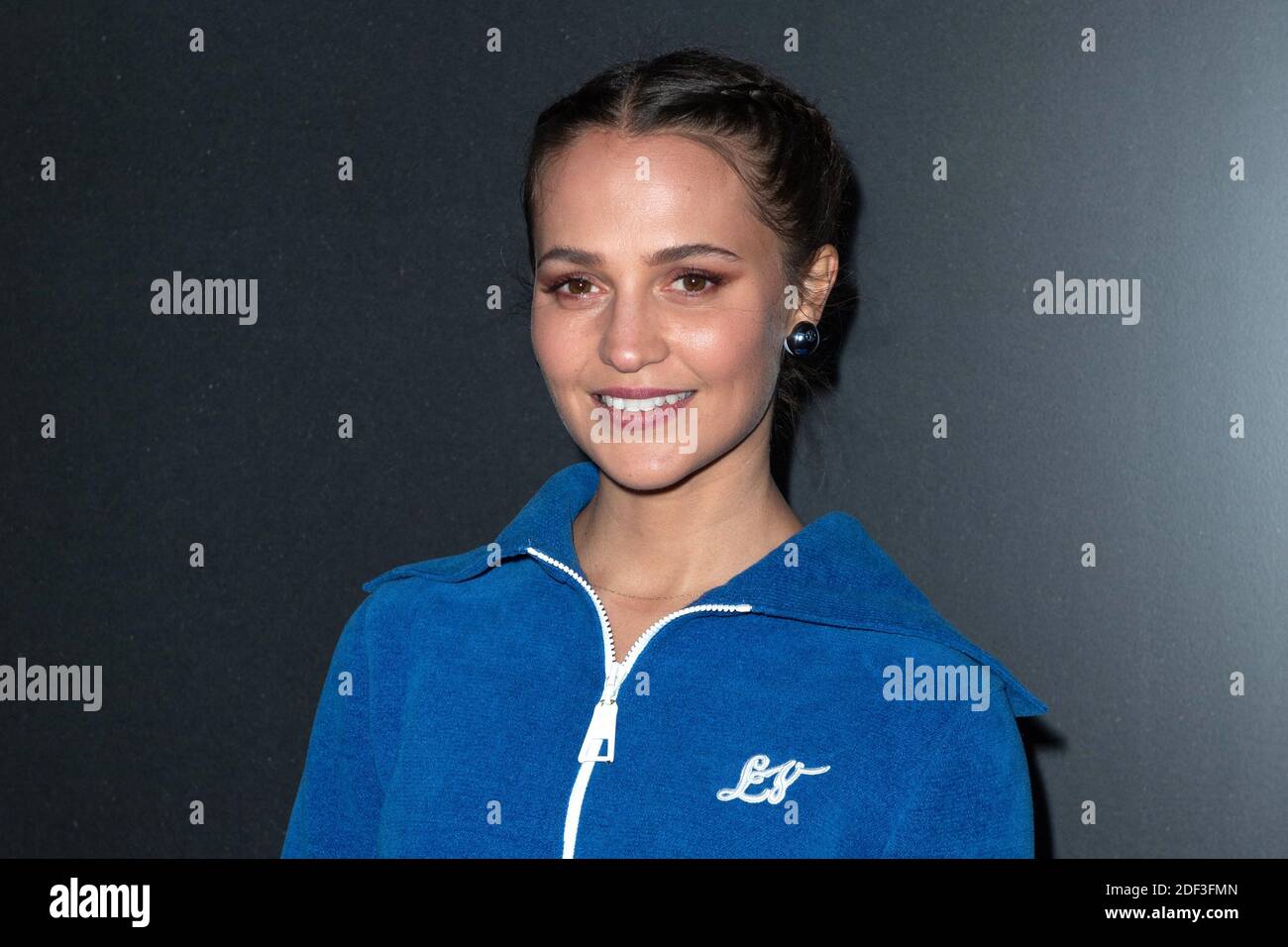 Alicia Vikander attending the Louis Vuitton show as part of the Paris ...