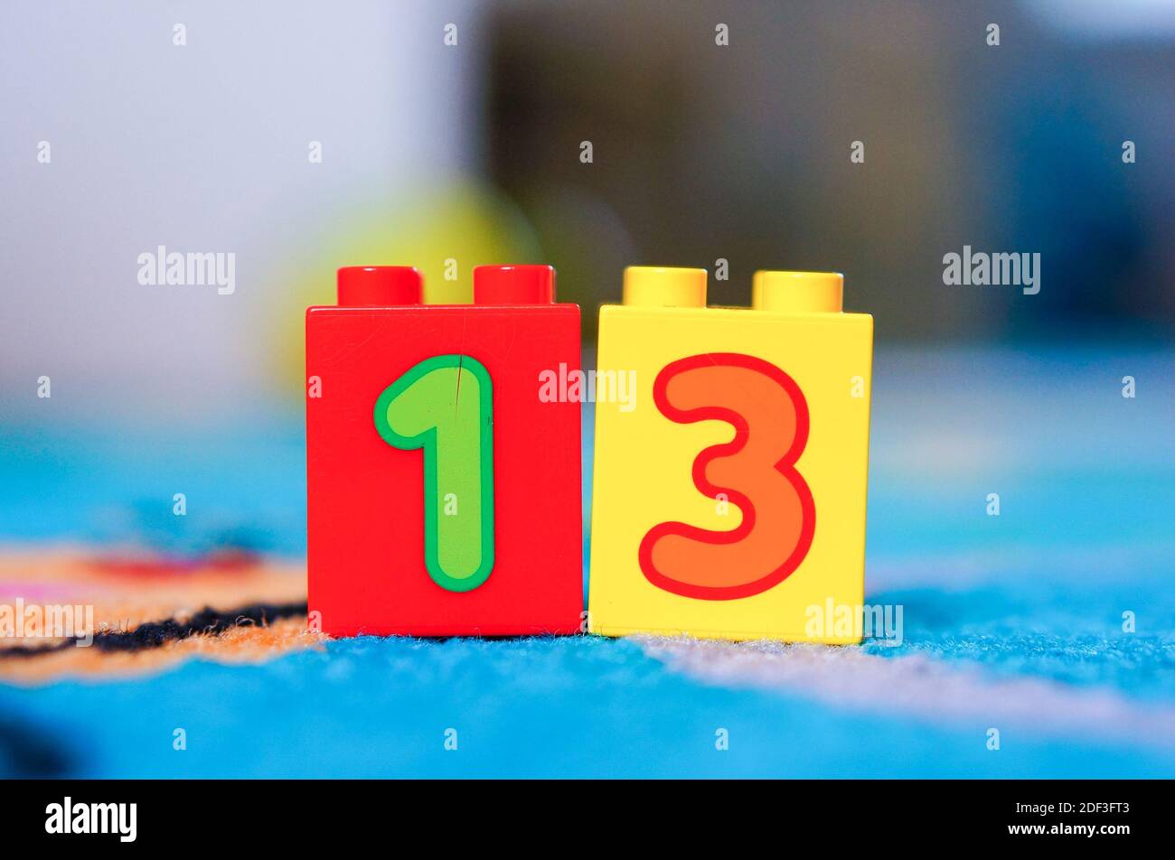 Duplo numbers hi-res stock photography and images - Alamy