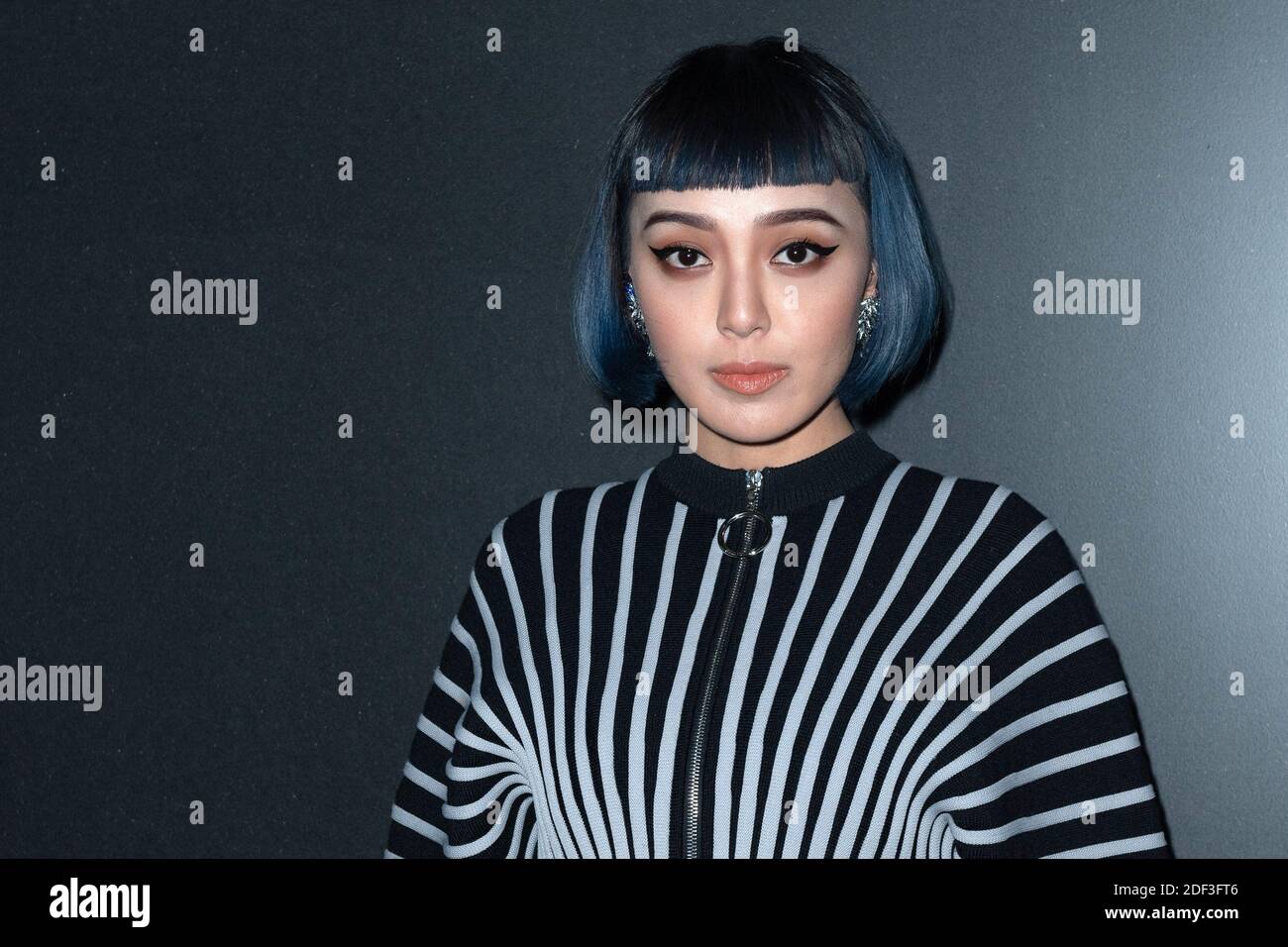 Kiwi Lee attending the Louis Vuitton show as part of the Paris Fashion ...