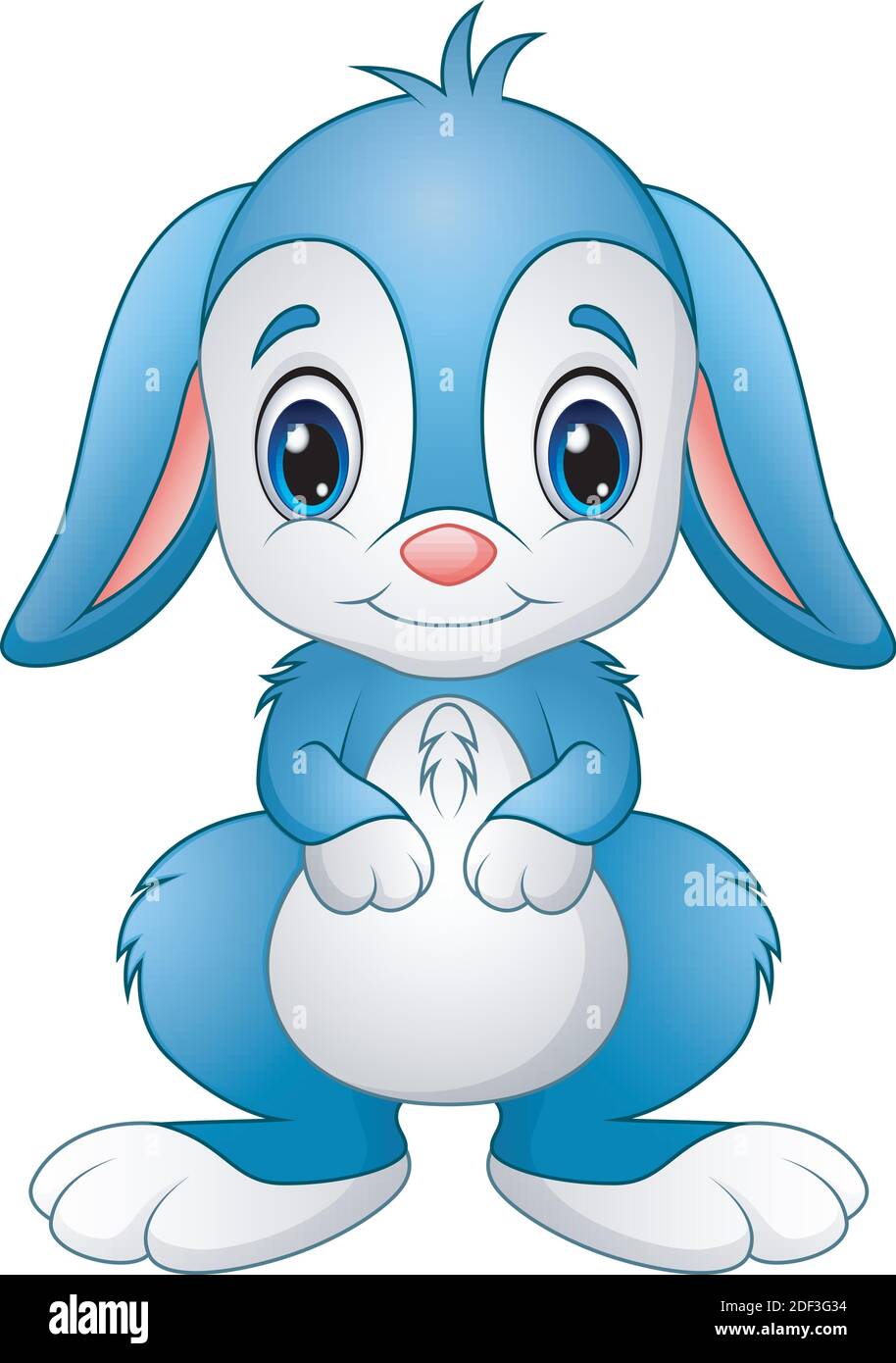 Vector illustration of Cute rabbit cartoon Stock Vector Image & Art - Alamy