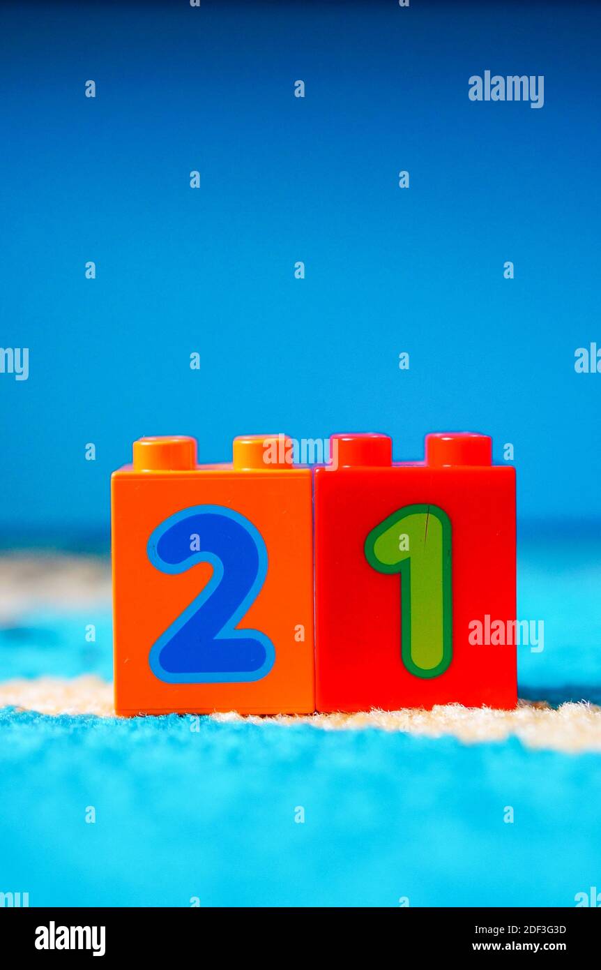 Duplo numbers hi-res stock photography and images - Alamy