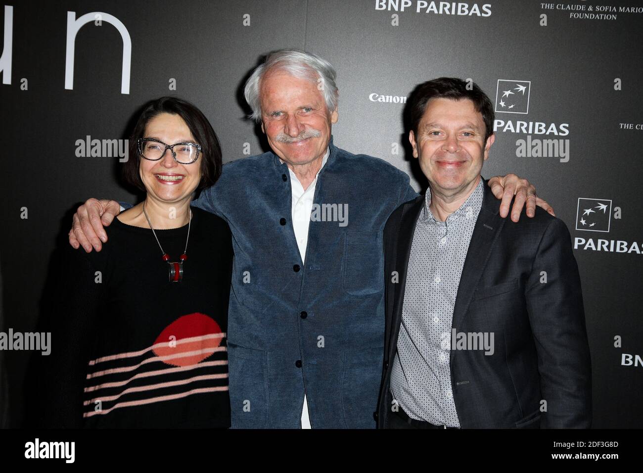 Estelle Colas, Yann Arthus-Bertrand, Frederic Colas attending Woman ...