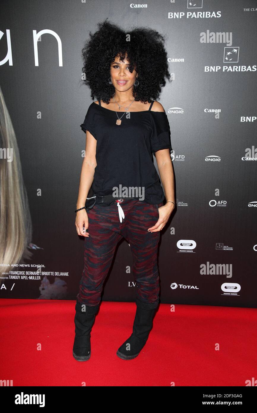 Sofia Samaha Achoun (Shaka Ponk) attending Woman premiere held at UGC ...