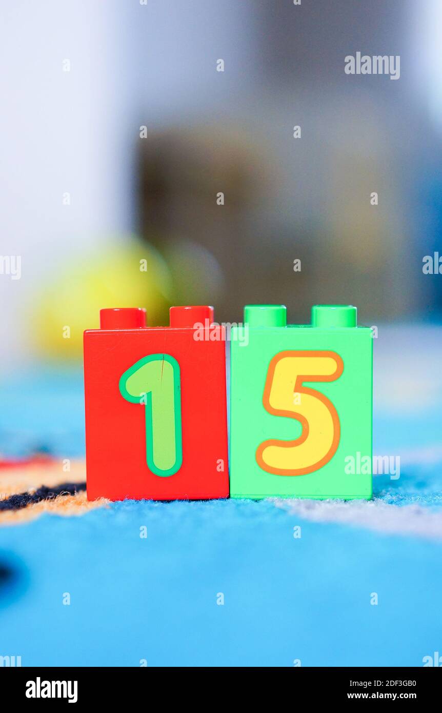 Duplo numbers hi-res stock photography and images - Alamy