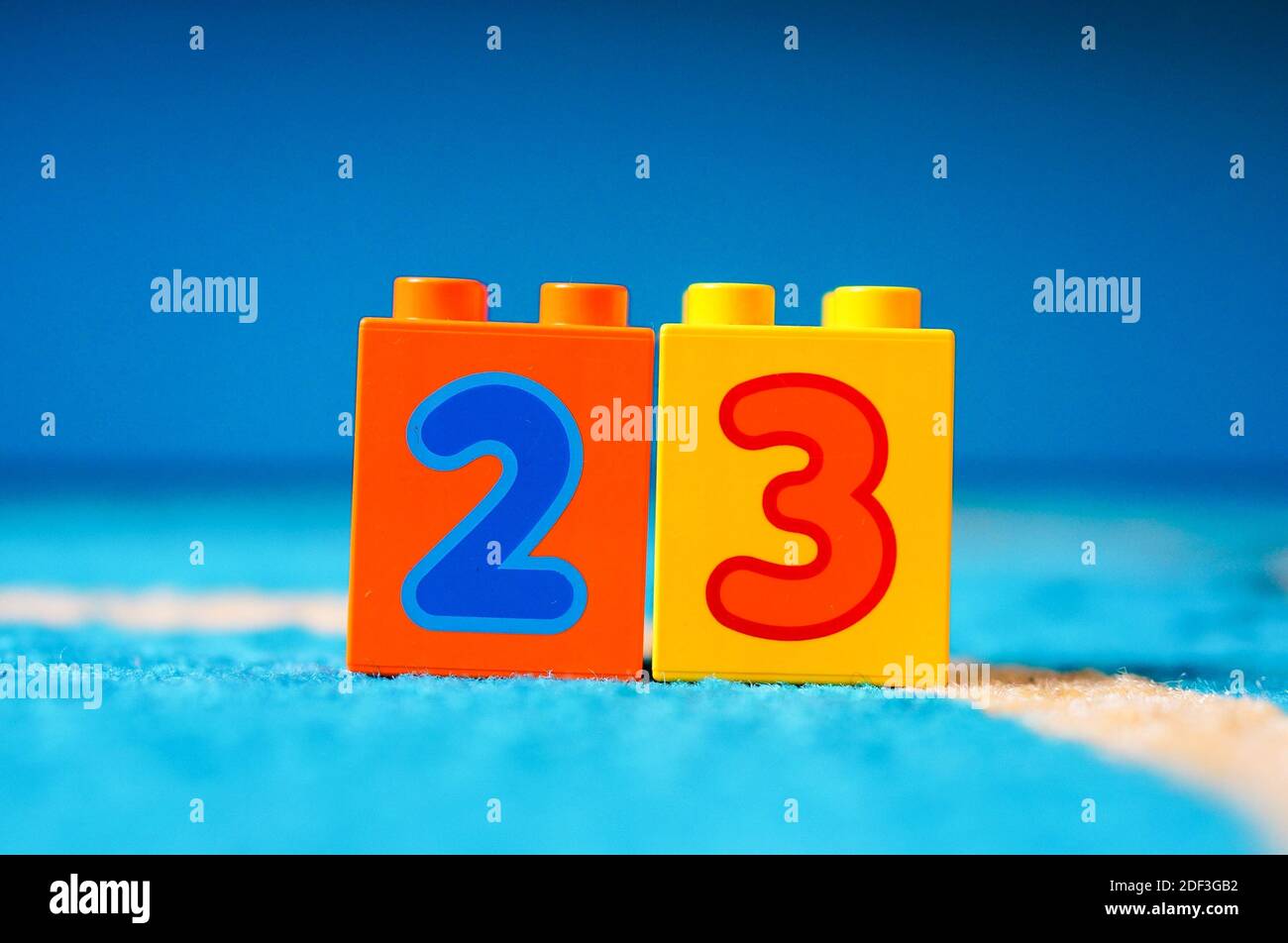 Duplo numbers hi-res stock photography and images - Alamy