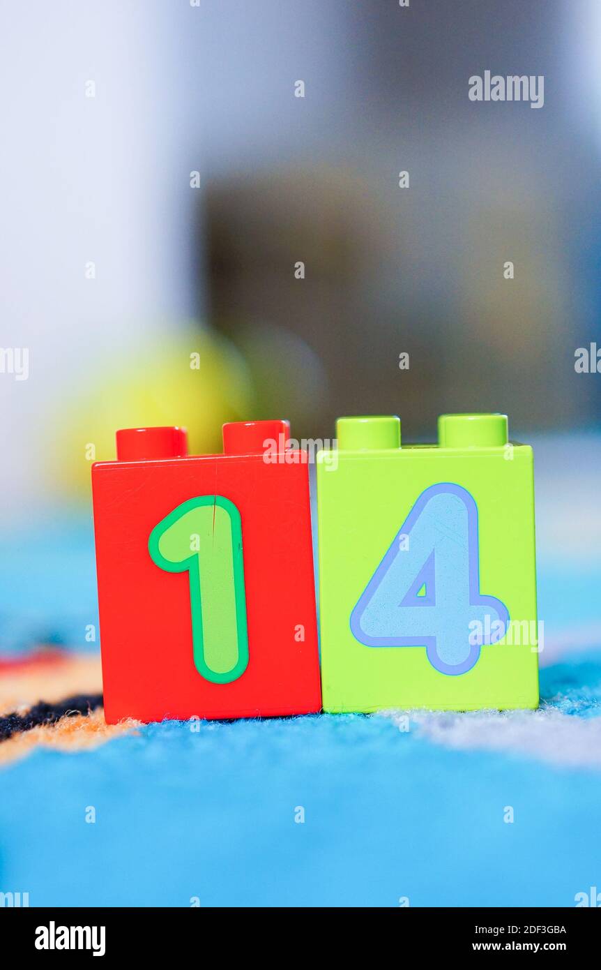 Duplo numbers hi-res stock photography and images - Alamy