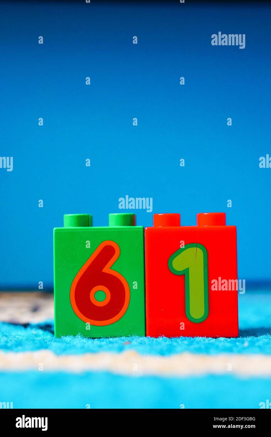 Duplo numbers hi-res stock photography and images - Alamy