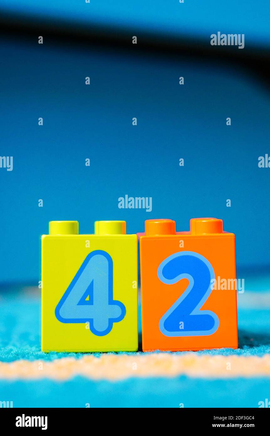 Duplo numbers hi-res stock photography and images - Alamy