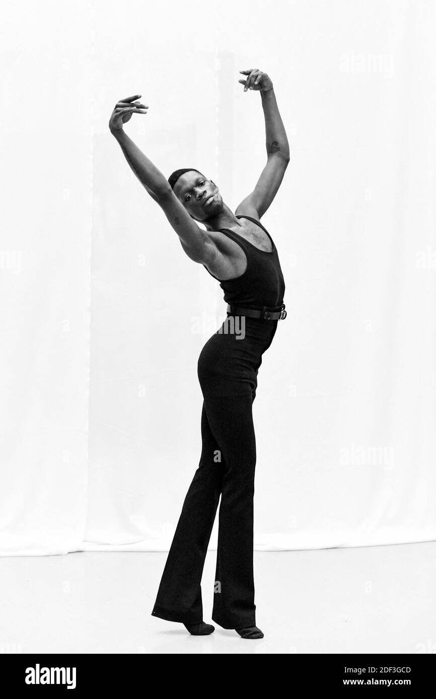 A model walks the runway for Arturo Oegero show as part of the Paris ...