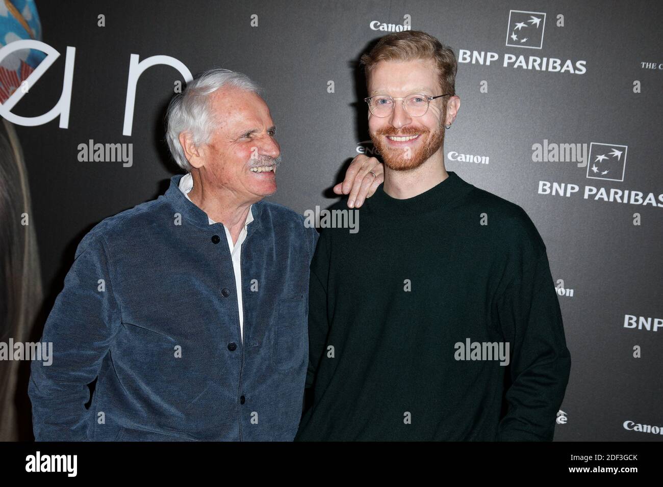 Yann Arthus-Bertrand and Illustrator Florent Manelli attending Woman ...