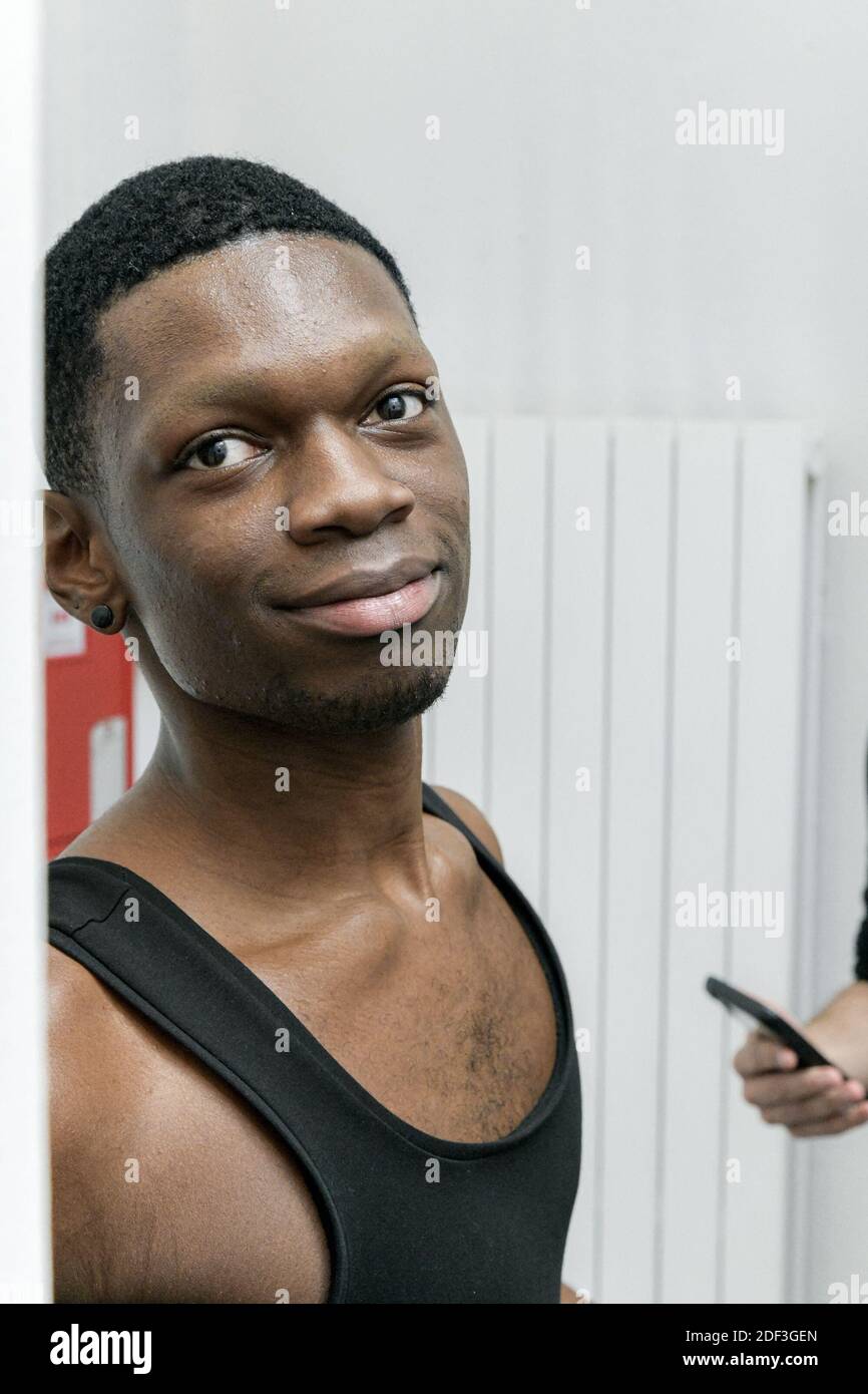 Backstage of Arturo Oegero show as part of the Paris Fashion Week ...