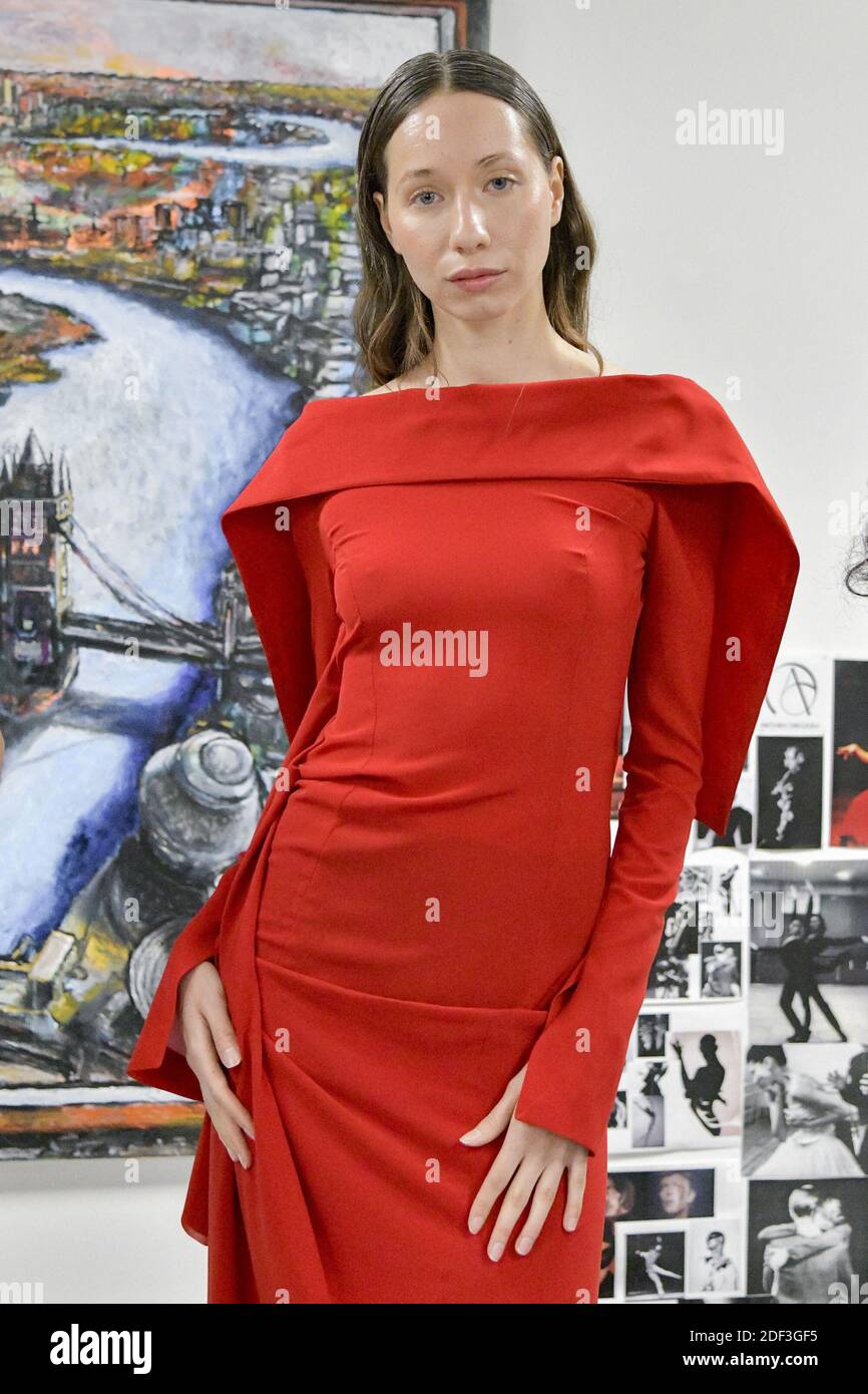 Backstage of Arturo Oegero show as part of the Paris Fashion Week ...