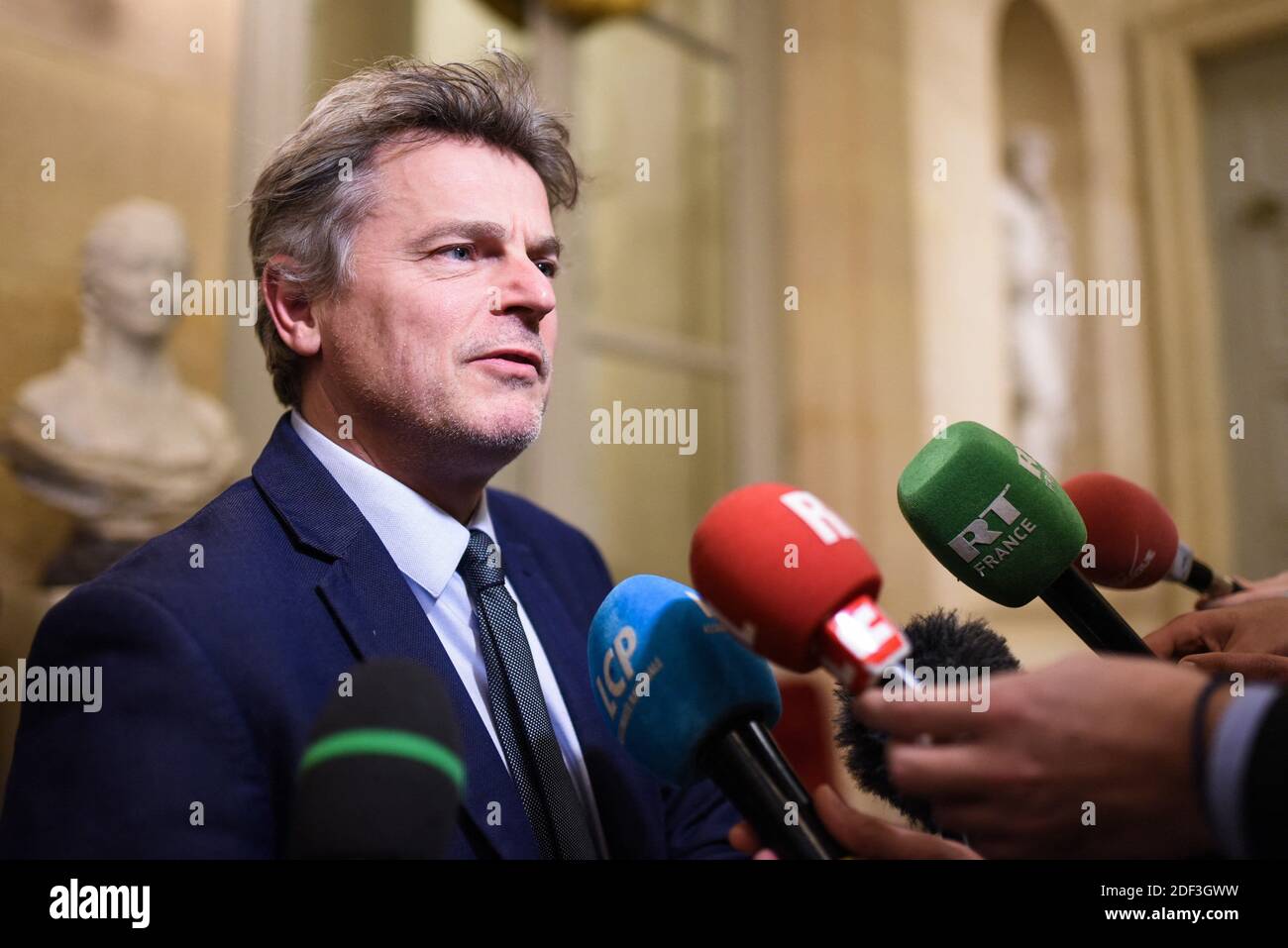National Secretary of the French Communist Party Fabien Roussel speaks ...