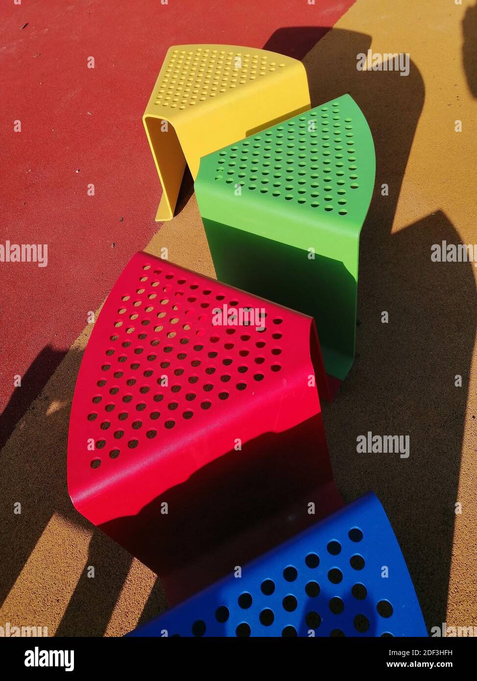 Spring seats in playground childhood hi-res stock photography and ...