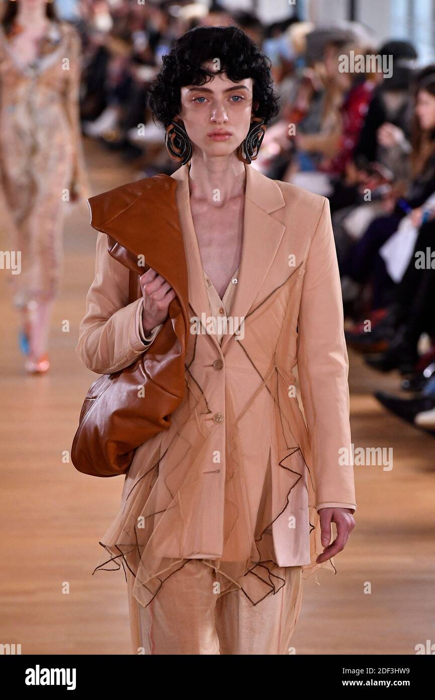 A model walks the runway during the Y/Project show as part of Paris ...