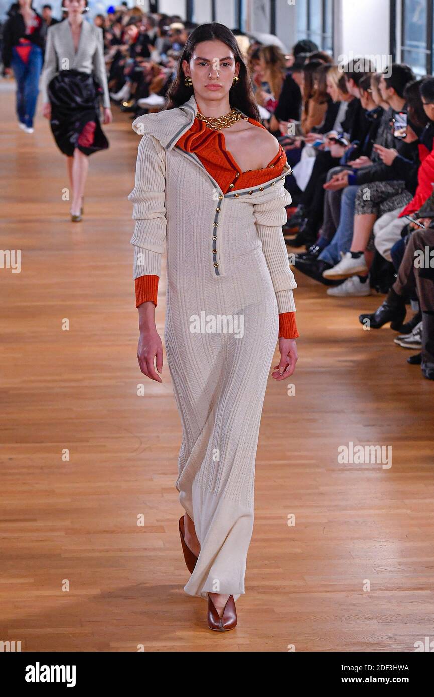 A model walks the runway during the Y/Project show as part of Paris ...