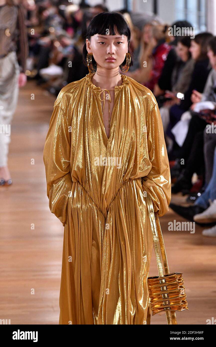 A model walks the runway during the Y/Project show as part of Paris ...