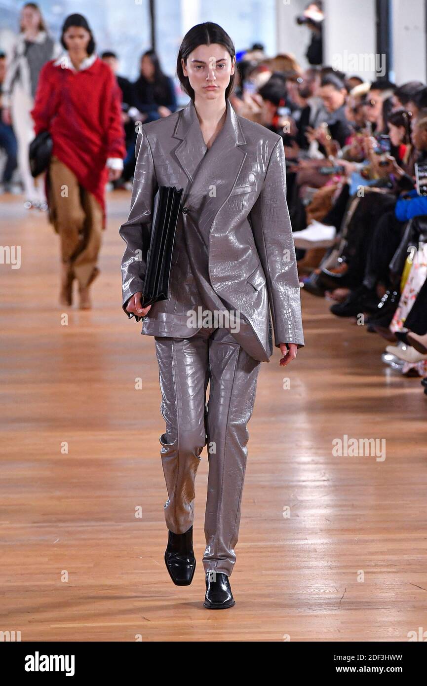 A model walks the runway during the Y/Project show as part of Paris ...