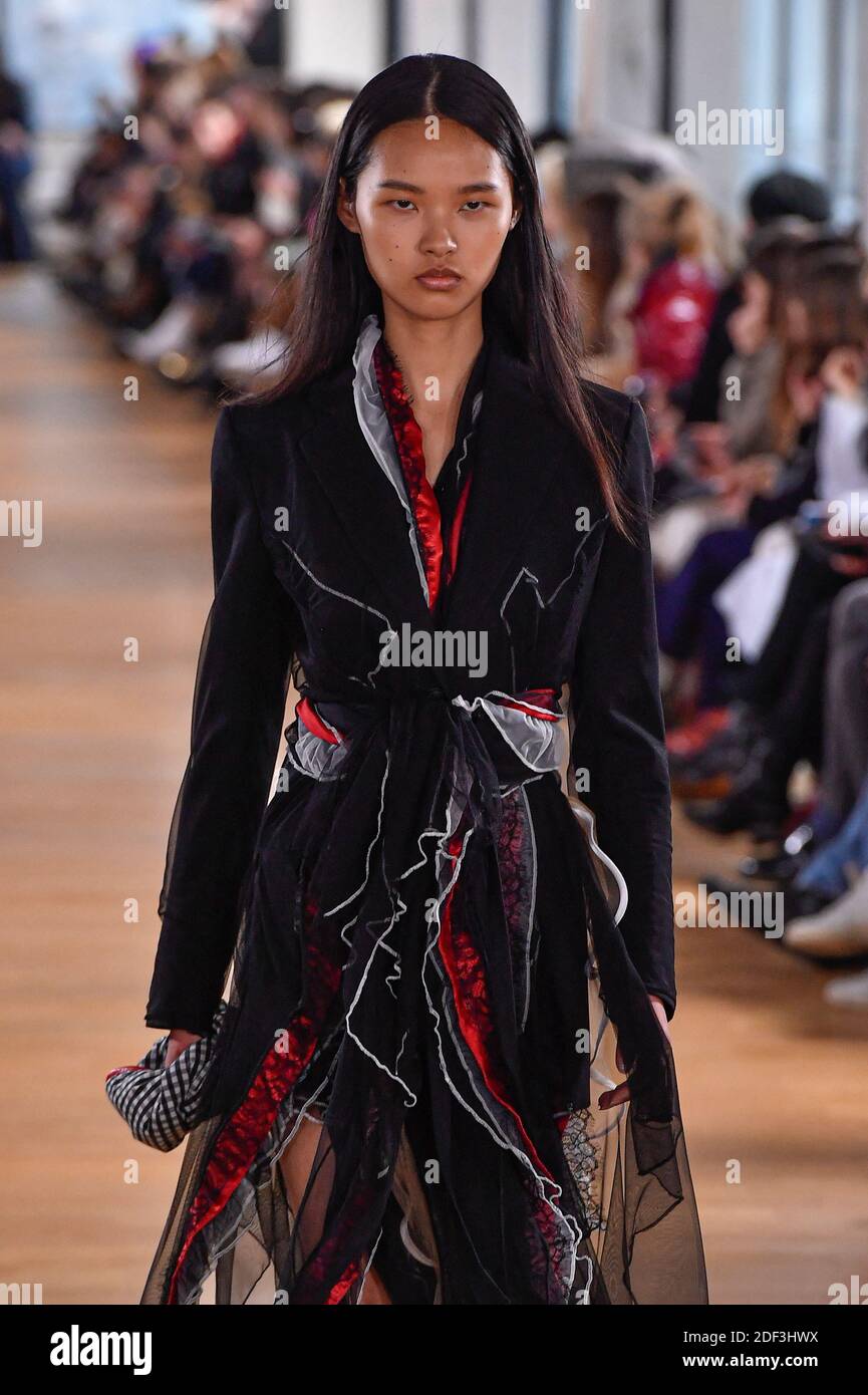 A model walks the runway during the Y/Project show as part of Paris ...