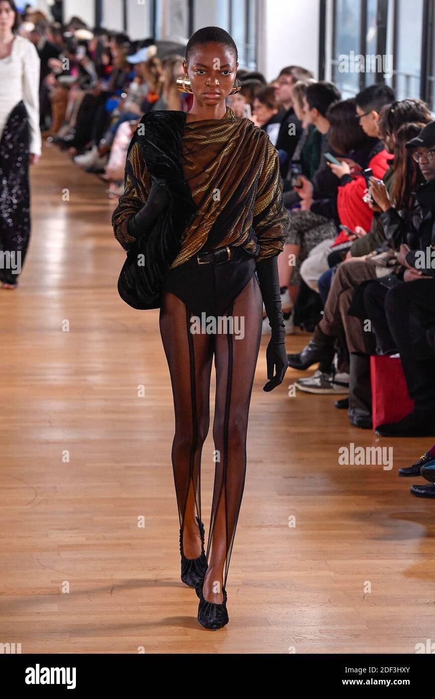 A model walks the runway during the Y/Project show as part of Paris ...